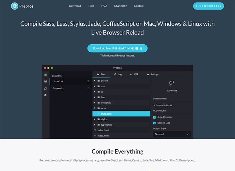 多機能コンパイラ『Prepros』で快適コーディング | Web技術Tips | ホームページ制作のDOE【横浜】